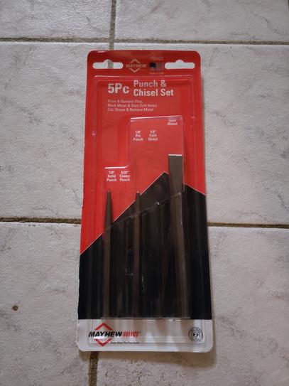 Mayhew Punch and Chisel Set (5-Piece) 90402 - The Home Depot