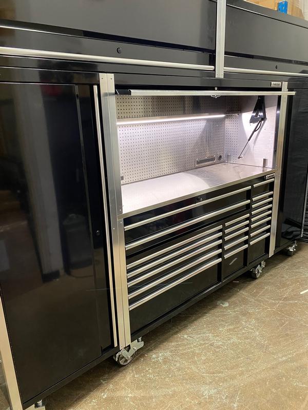 Buy 72 in. W x 24.5 in. D Professional Duty 20-Drawer Mobile Workbench ...