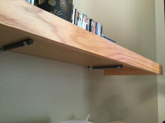 Federal Brace Floating Shelf 10 in. Steel Support Rod 32136 - The Home ...