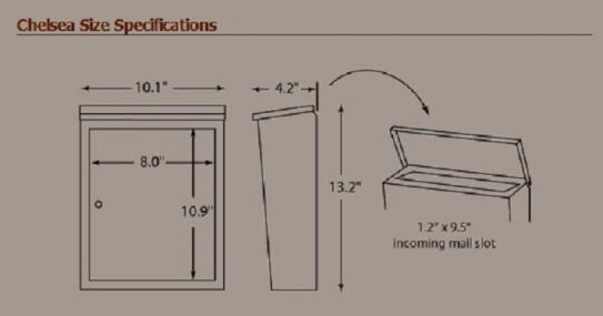Have a question about Architectural Mailboxes Chelsea Black, Small ...