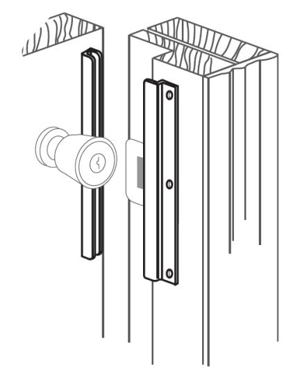 Prime-Line 6 in. Bright Brass Steel Constructed Latch Shield, For Swing ...