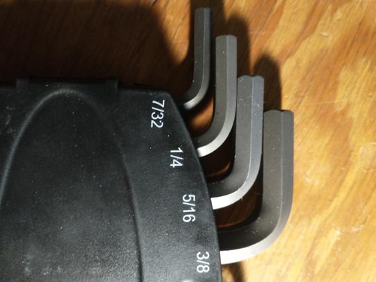 Husky Long Arm Hex Key Set, SAE (13-Piece) HLAHKS13PC-06 - The Home Depot