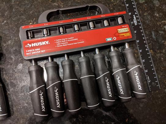 Husky Metric Cushion Grip Nut Driver Set (7-Piece) H7PCNUTDRMM - The ...
