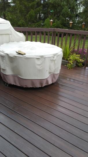 Classic Accessories Veranda 36 in. Dia. x 23 in. H Round Patio Table ...