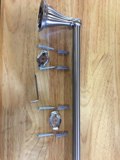 Delta Windemere 18 in. Wall Mount Towel Bar Bath Hardware Accessory in ...