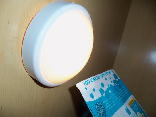 Light It! 30302-308 Luna LED Tap Light, White 30302-308 - The Home Depot