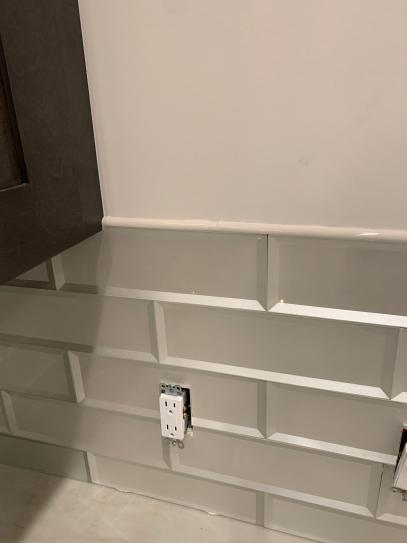 Jeffrey Court Luster White 4 in. x 12 in. Glossy Glass Wall Tile (1 sq ...