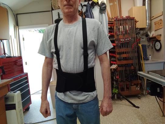 Husky Medium Work Black Back Brace Support Belt (5-Pack) HD668607-5PK ...