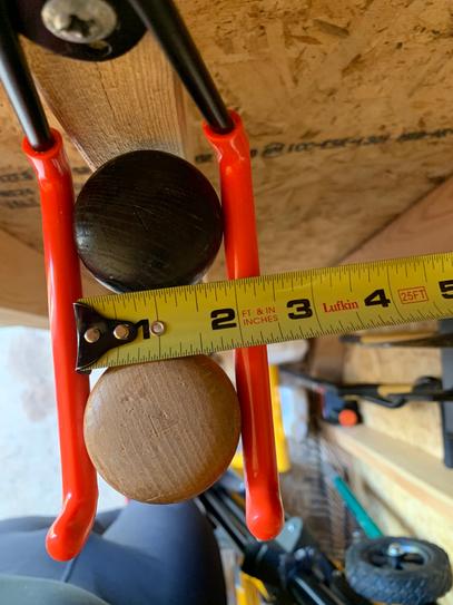 Tornado Orange Vinyl Coated Steel Extended Wall Mount U-Hook with 20 lb ...