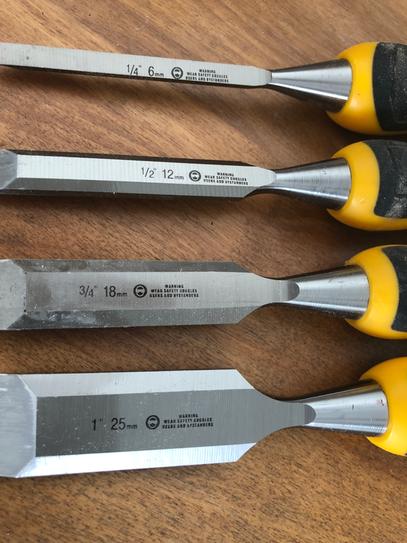 DEWALT Wood Chisel Set (4-Piece) DWHT16063 - The Home Depot