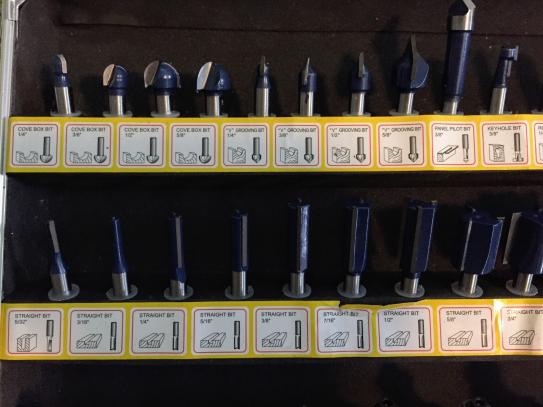 Stark 1/4 in. Tungsten Carbide 3-Blade Router Bit Set (80-Piece) 32201 ...