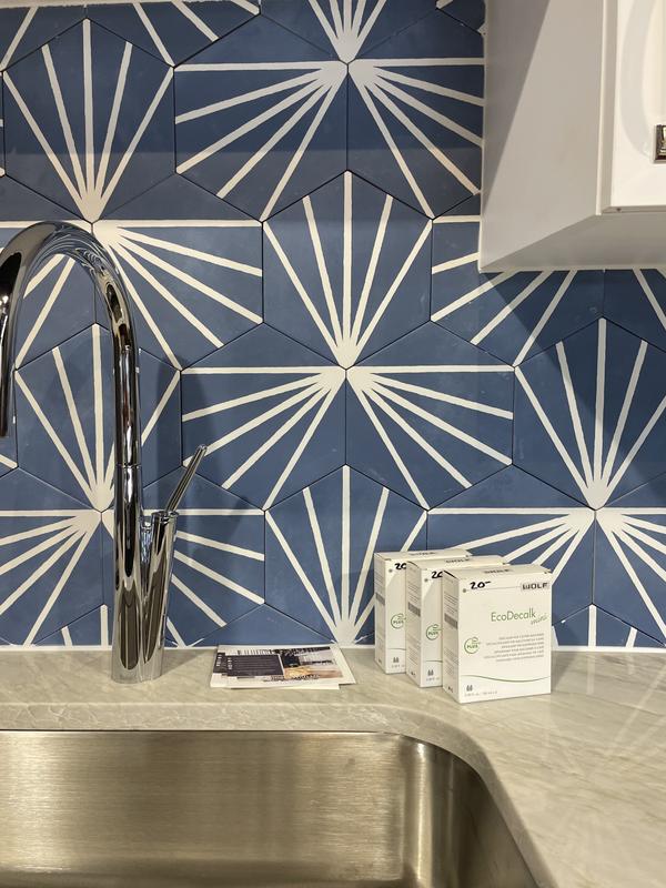 Buy Eclipse Ray White 7.79 in. x 8.98 in. Matte Porcelain Floor and ...