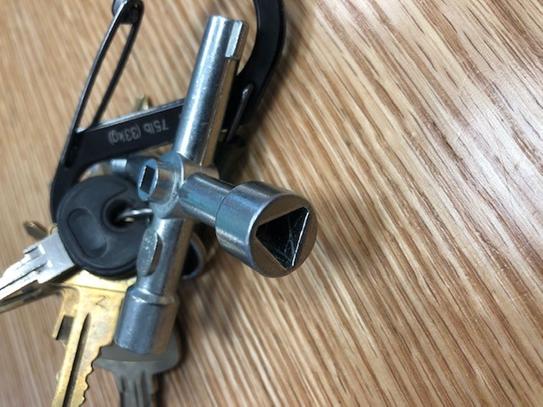 KNIPEX Switch Key Wrench / Control Cabinet Key 00 11 03 - The Home Depot