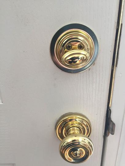 First Watch Security Polished Brass Door Bore Adapter Plate (2-Pack ...