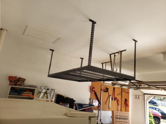 New Age Products Ceiling Storage Rack | Shelly Lighting