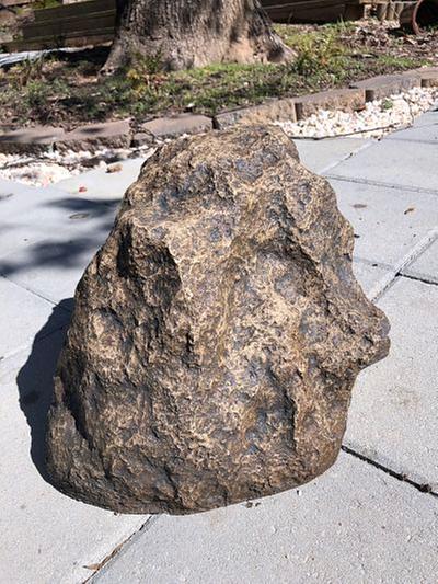 Backyard X-Scapes 9 in. x 13 in. x 16 in. Small Fiberglass Decorative ...