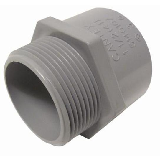 Charlotte Pipe 1/2 in. x 3/4 in. PVC Schedule 40 MPT x S Male Reducer ...