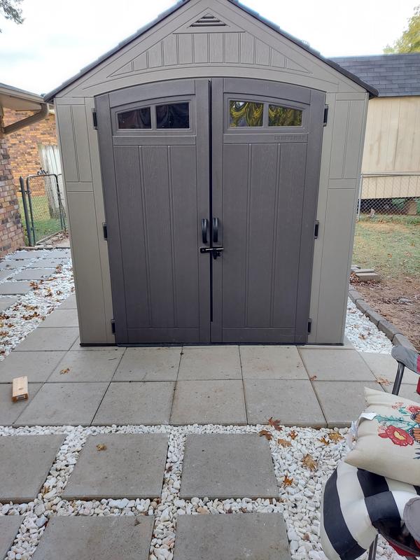 Buy 18 in. x 18 in. x 1.77 in. Pewter Square Concrete Step Stone (56 ...