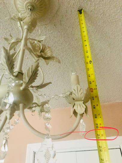 Hampton Bay Kristin 3-Light Cottage Antique White Mini Chandelier For ...