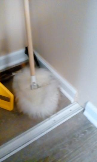 Wool Shop 48 in. Lamb's Wool Wedge Dust Mop HD58 - The Home Depot