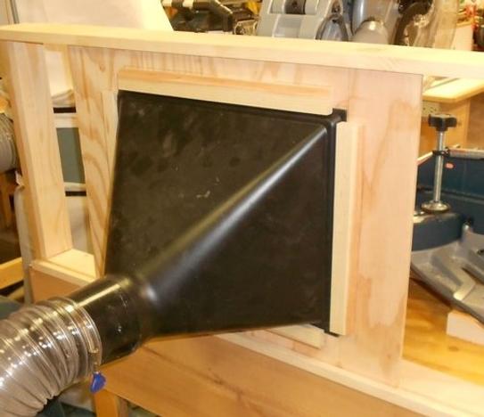 ‎POWERTEC Big Gulp Dust Hood for Woodworking Dust Collection Systems ...