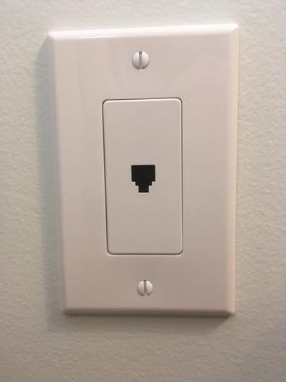 Leviton Decora 6P4C Telephone Insert, White 40649-W R92-40649-00W - The ...