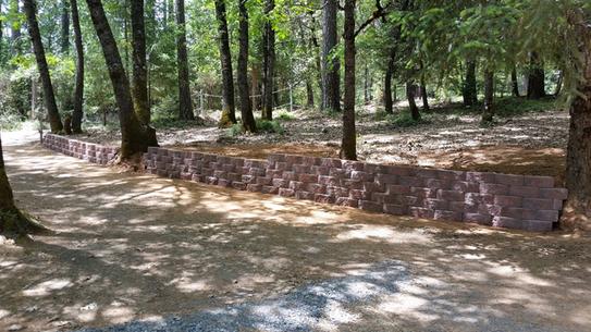 Basalite 16 in. Red/Charcoal Retaining Wall Block 100027554 - The Home ...