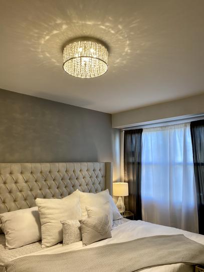 Decor Therapy Collins Laser Cut Aluminum and Chrome and Crystal ...