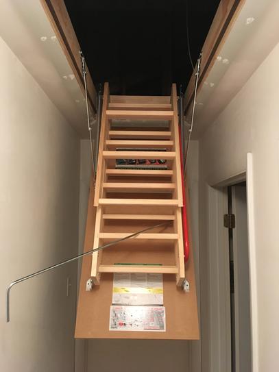 Buy LWP 8 ft. 11 in., 22.5 in. x 47 in. Insulated Wood Attic Ladder ...