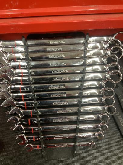 TEKTON 7.5 in. 15-Tool Store-and-Go Wrench Rack Keeper in Black 79352 ...