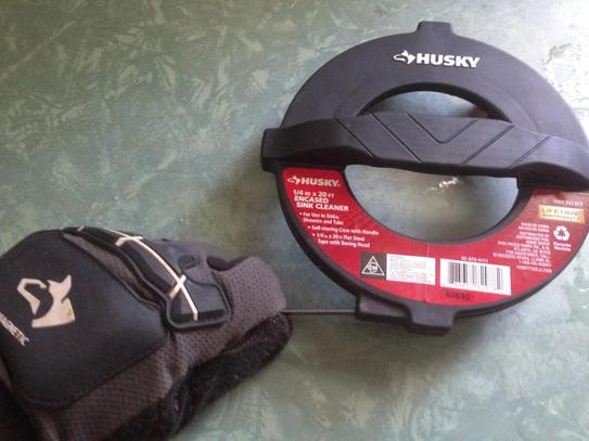 Husky 1/4 in. x 20 ft. Encased Sink Cleaner 82-978-0111 - The Home Depot