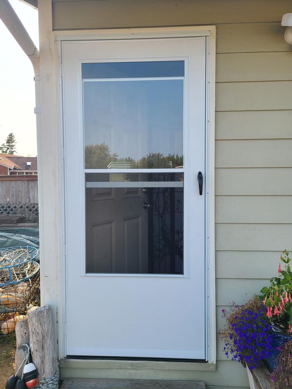 EMCO EMCO 32 X 80 White Universal 3/4 Light Aluminum Storm, 52% OFF