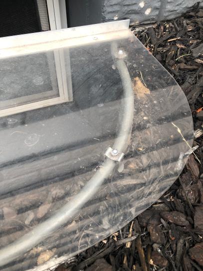 Ultra Protect 48 in. x 21 in. Elongated Clear Polycarbonate Basement ...