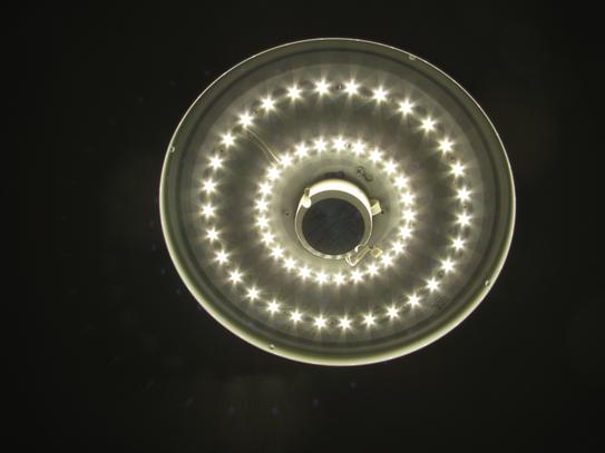 Commercial Electric 11 in. Low-Profile 1-Light White LED Puff Flush ...