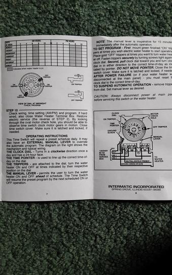 Intermatic T100 Series 208V to 250V 23-Hour Indoor Mechanical Water ...