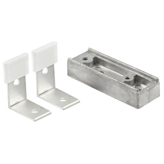 Prime-Line Adjustable Nylon Bypass Door Guide, 1-1/4 in. (2-pack) N ...