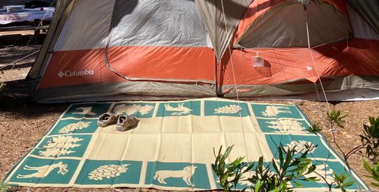 Reversible Mats 6 ft. x 9 ft. Reversible Mat - Hunter Mat Hunter Green ...