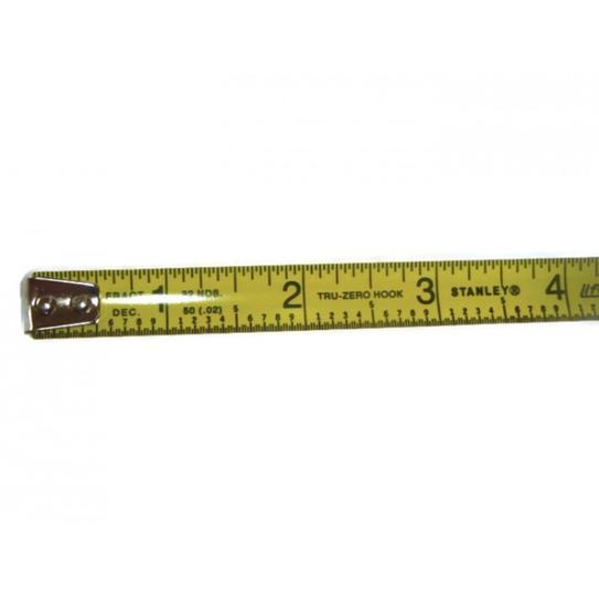 Stanley 12 ft. PowerLock Tape Measure w Decimal Scale 33 272 The Home Depot