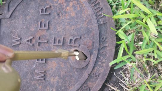 JONES STEPHENS Brass Water Meter Wrench and Curb Key M07-002 - The Home ...