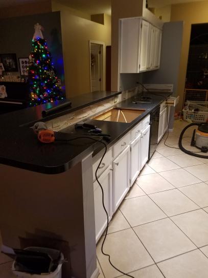 FORMICA 5 ft. x 12 ft. Laminate Sheet in Blackstone with Premiumfx ...
