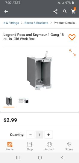Southwire Smart Box 3-Gang Adjustable Depth Device Box MSB3G - The Home ... Southwire Smart Box 3-Gang Adjustable Depth Device Box MSB3G - The Home ...