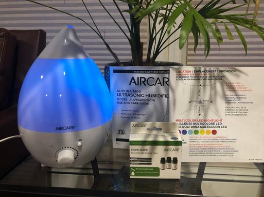 Aircare mini aurora ultrasonic humidifier store