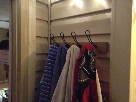 Liberty 18 in. Graywash and Matte Black Rustic Wire Hook Rack R39304 ...