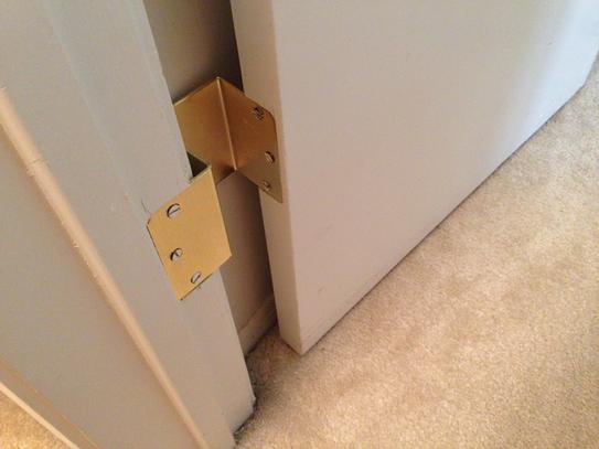 HealthSmart Expandable Door Hinge Pair 640-2006-0000 - The Home Depot