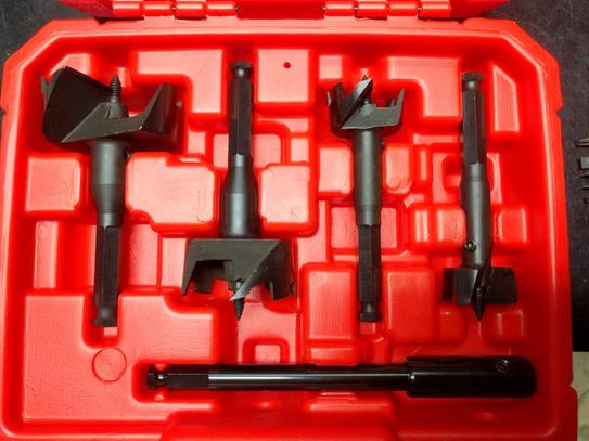 Milwaukee Selfeed High-Speed Steel Wood Boring Bit Set (7-Piece) 49-22 ...