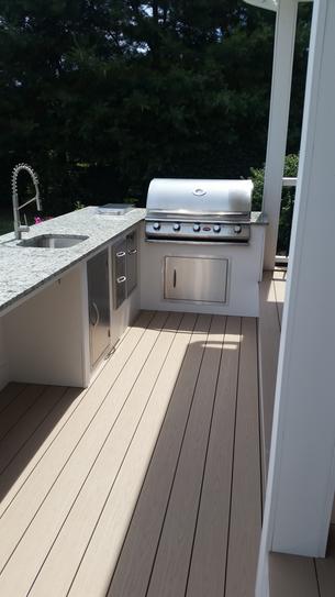 Cal Flame 16.5 in. Wide Outdoor Kitchen Slide-Out Stainless Steel ...