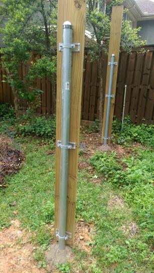 Oz-Post Steel 2 Wood Fence Bracket WAP-238 50100 at The Home Depot - Mobile