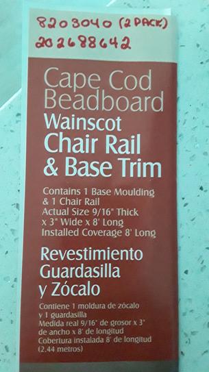 Cape Cod 9/16 in. D x 3 in. W x 96 in. L Primed Medium Density ...