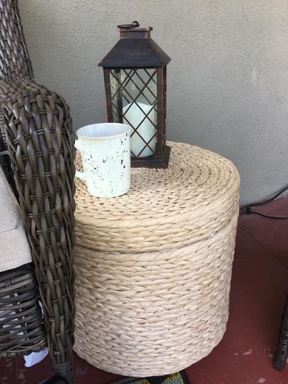 Oriental Furniture Natural Storage Ottoman FB-STOOL-NAT - The Home Depot