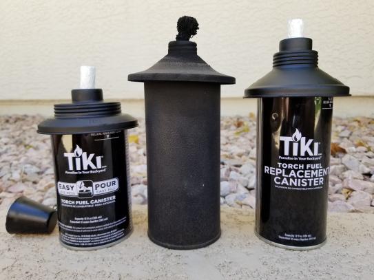 TIKI 12 oz. Torch Replacement Canister with Easy Pour System (4-Pack ...